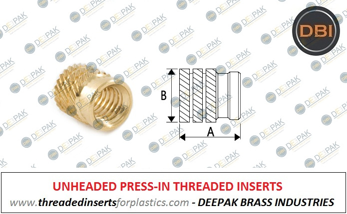Press-In Threaded Inserts